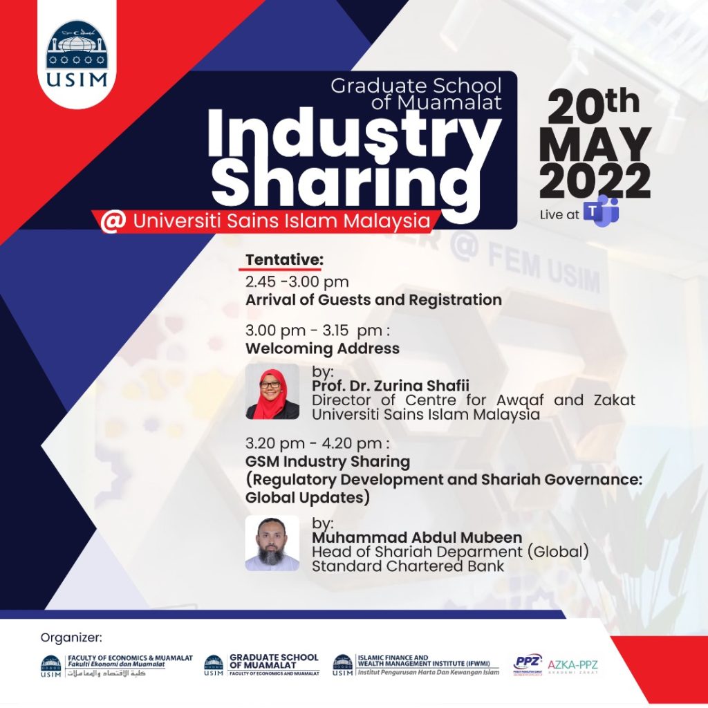 Graduate School of Muamalat Industry Sharing @ AZKA Corner, USIM ...